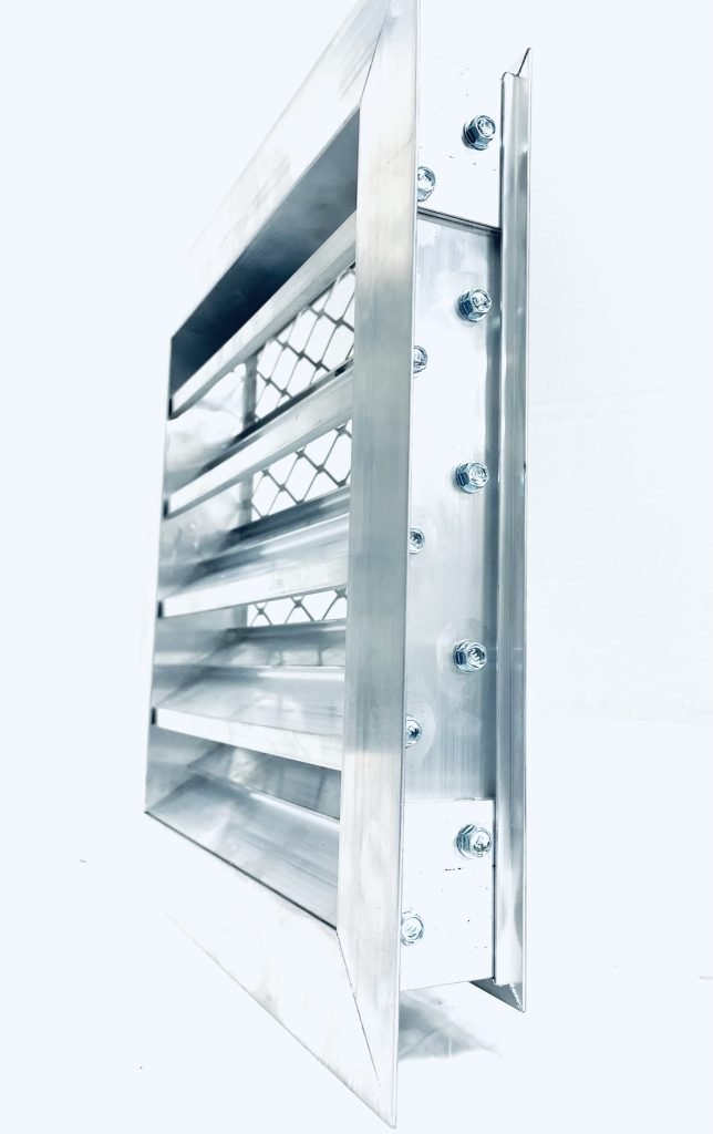 2'' Stormproof Aluminum Louvers - Energy Metal Specialties